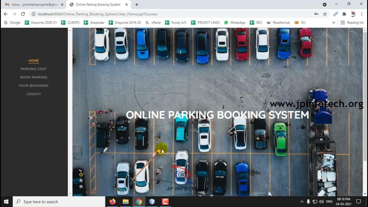 Online Parking Booking System | Java Final Year Project 2024 - YouTube