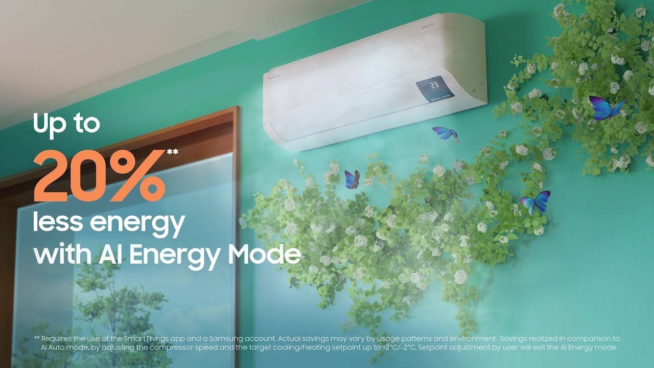 WindFree™ Bespoke Air Conditioners | SmartThings AI Energy Saving Mode ...