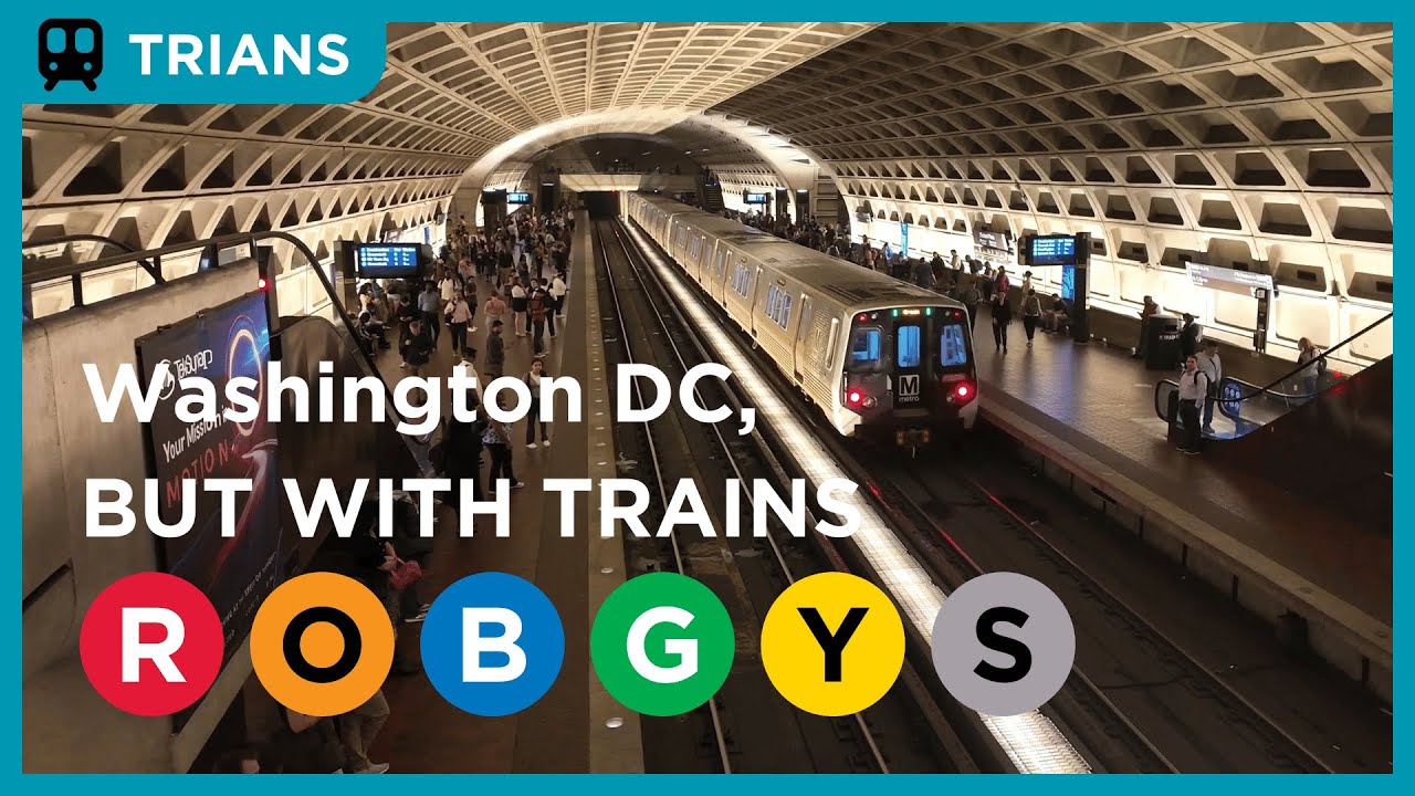 TRAINS | Washington DC, but with trains - YouTube