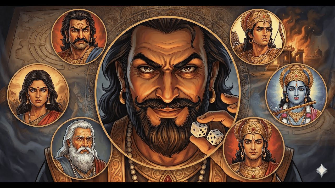 The Untold Story of Shakuni: Why He Destroyed the Kuru Clan - YouTube