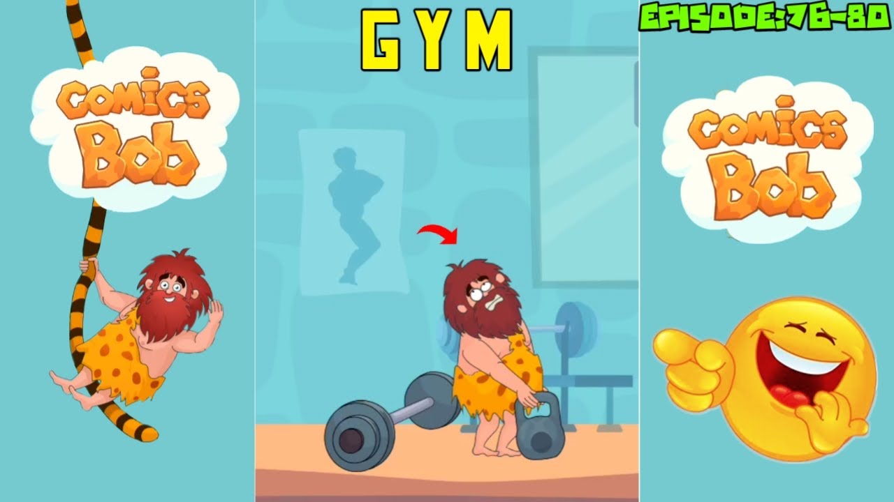 Comics Bob - Bob Went To The Gym | Android (iOS) Gameplay Episode - 76 ...