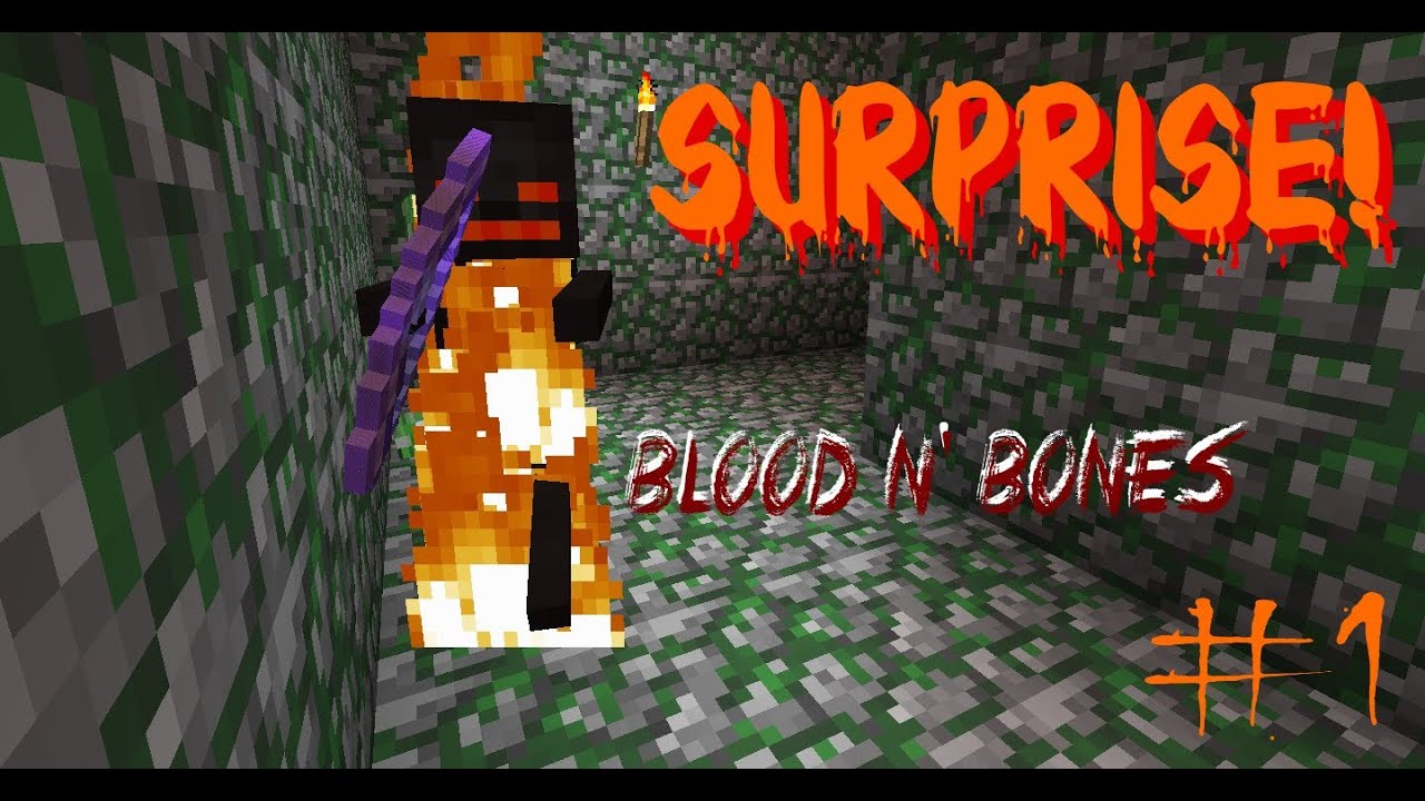 SURPRISE! | FTB Blood N' Bones Modpack Ep. 1 - YouTube