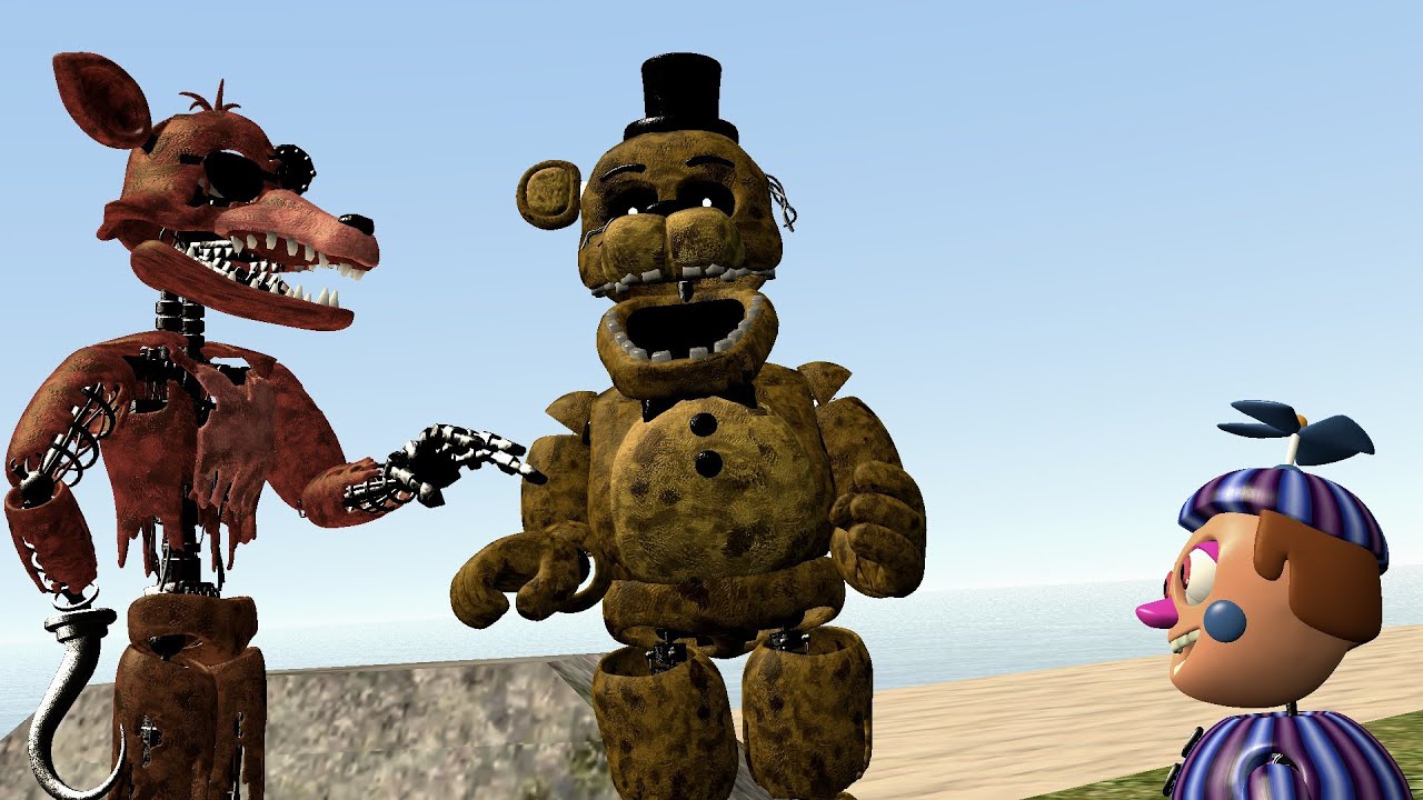 GMOD FNAF | FNAF DRAMA ISLAND Episode 9 - "Paintball Deer Hunter" - YouTube