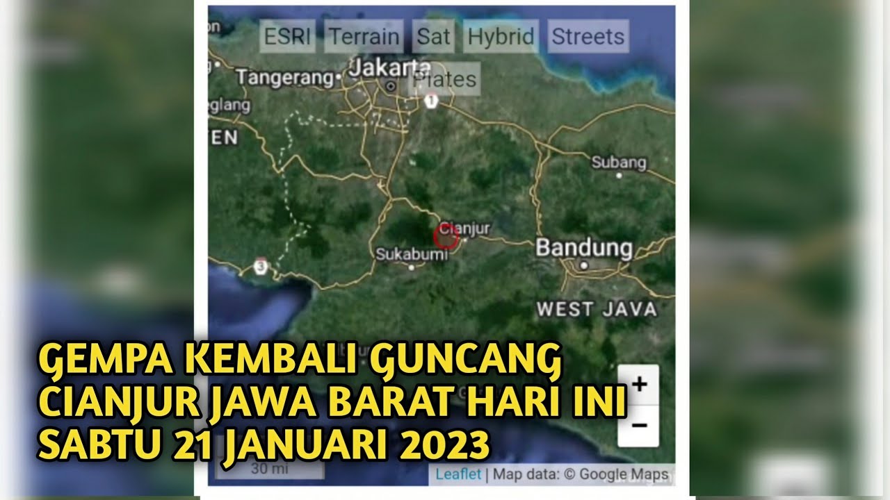 Gempa Bumi Hari Ini Getaran Gempa Kembali Guncang Cianjur Hari Ini
