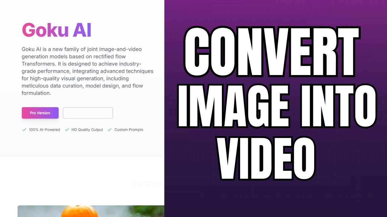 How to Convert Image into Video in Goku Ai on iPhone 2025? - YouTube