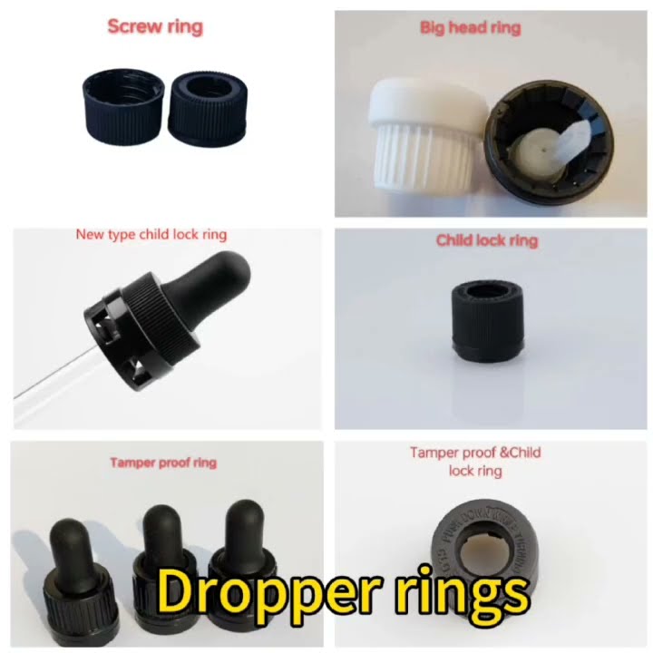 essential oil dropper rubber and ring - YouTube