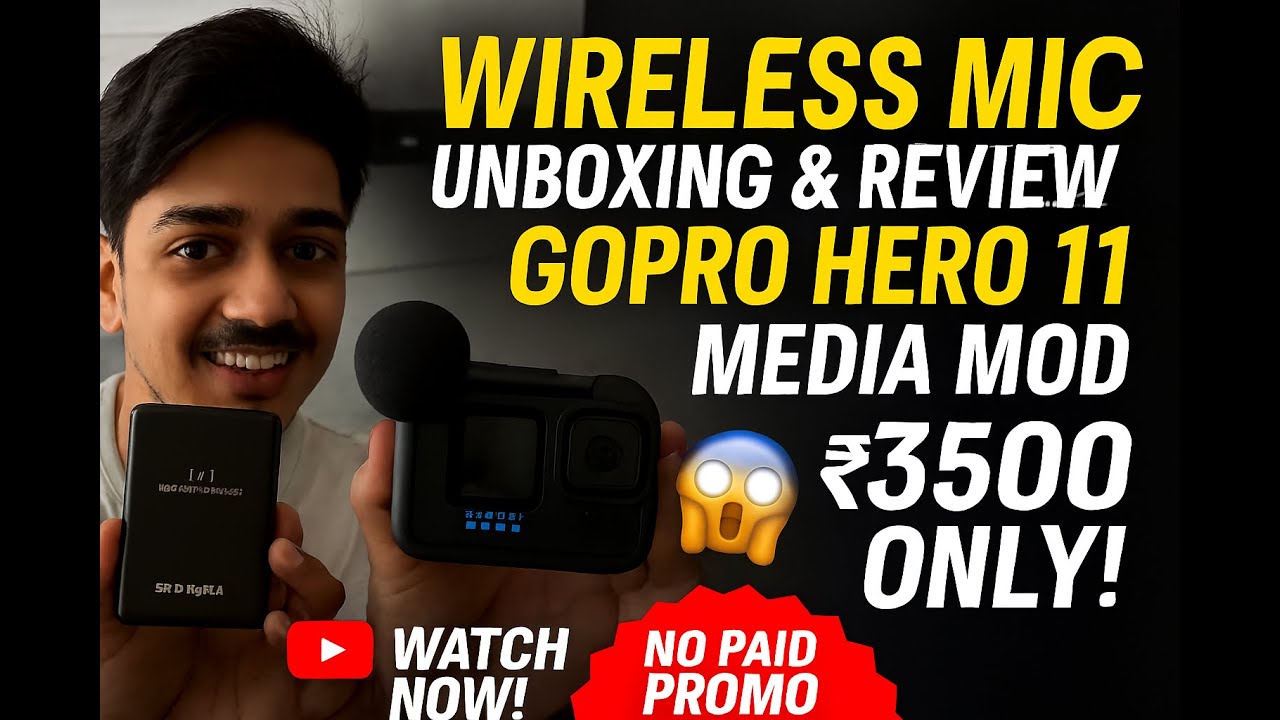 DWM-116 Wireless Mic Unboxing & Review 🎤 GoPro Hero 11 + Media Mod ...