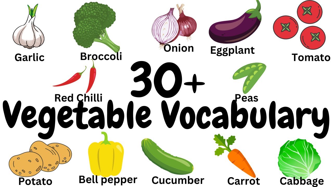 Vegetable vocabulary || English Vocabulary || Learn English - YouTube
