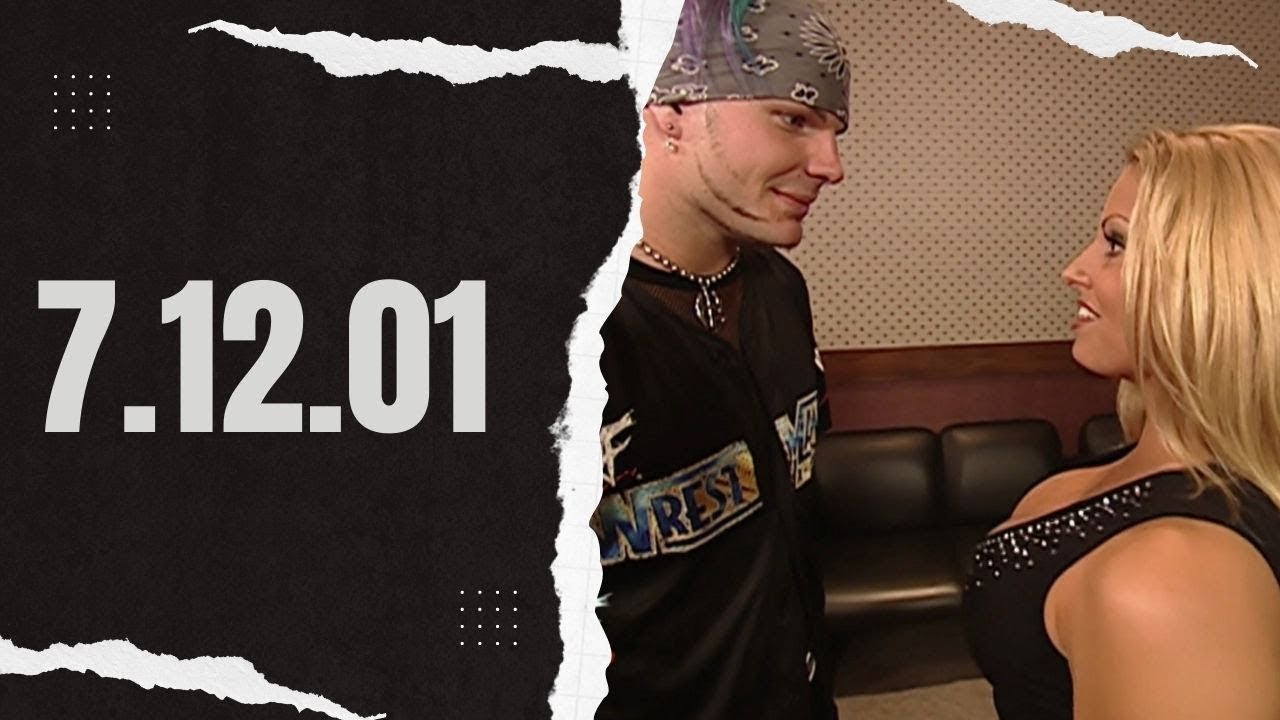 WWE Smackdown - 07.12.01 - Trish Stratus & Jeff Hardy Backstage Segment ...