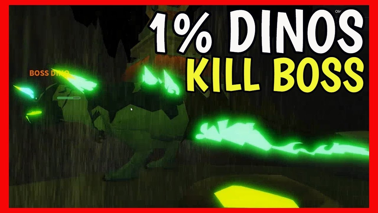 Kill BOSS DINO in ANIMAL SIMULATOR [ 1% Dino Skins ] Roblox - YouTube