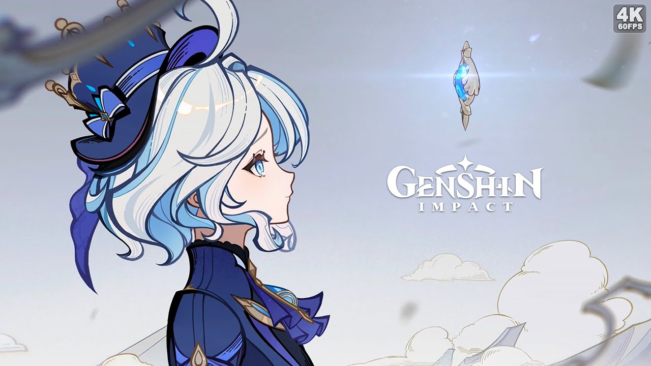 Furina Gets Her Vision Cutscene 4K | The Little Oceanid | Genshin ...