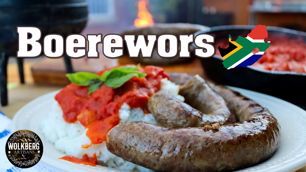 How to make Traditional Boerewors | South African sausage recipe ...