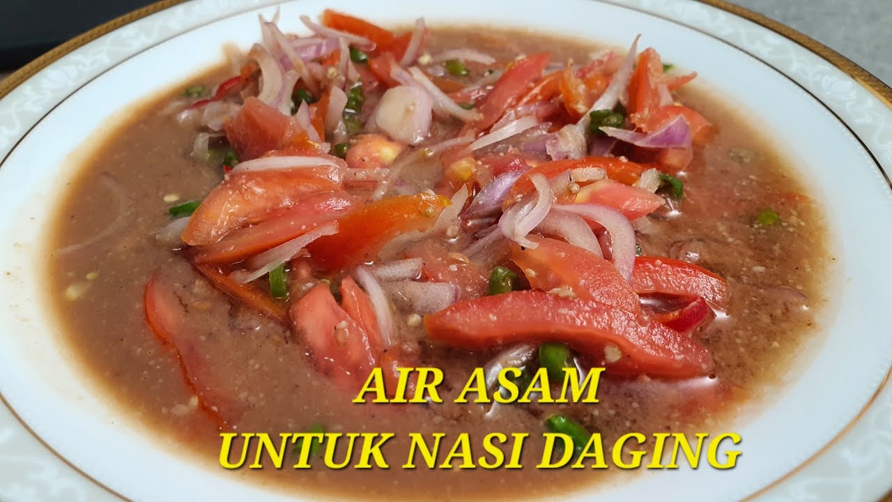 Resepi Air Asam Untuk Nasi Daging | Air Asam Kerisik - YouTube