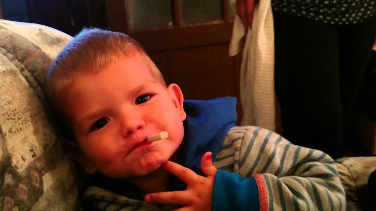 Kid smoking a cigarette - YouTube