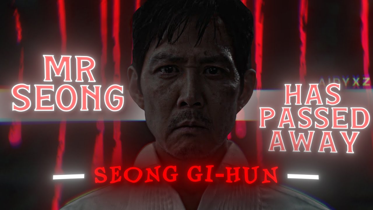 "Mr. Seong Gi-Hun Has Passed Away" - Gi-Hun Edit | Squid Game S3 | The ...