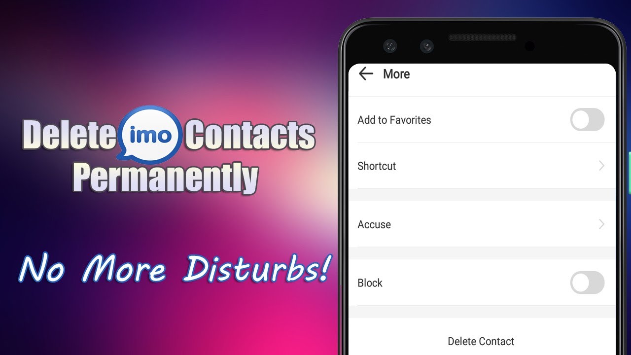 Permanently Delete IMO Contacts: A Step-by-Step Guide - YouTube