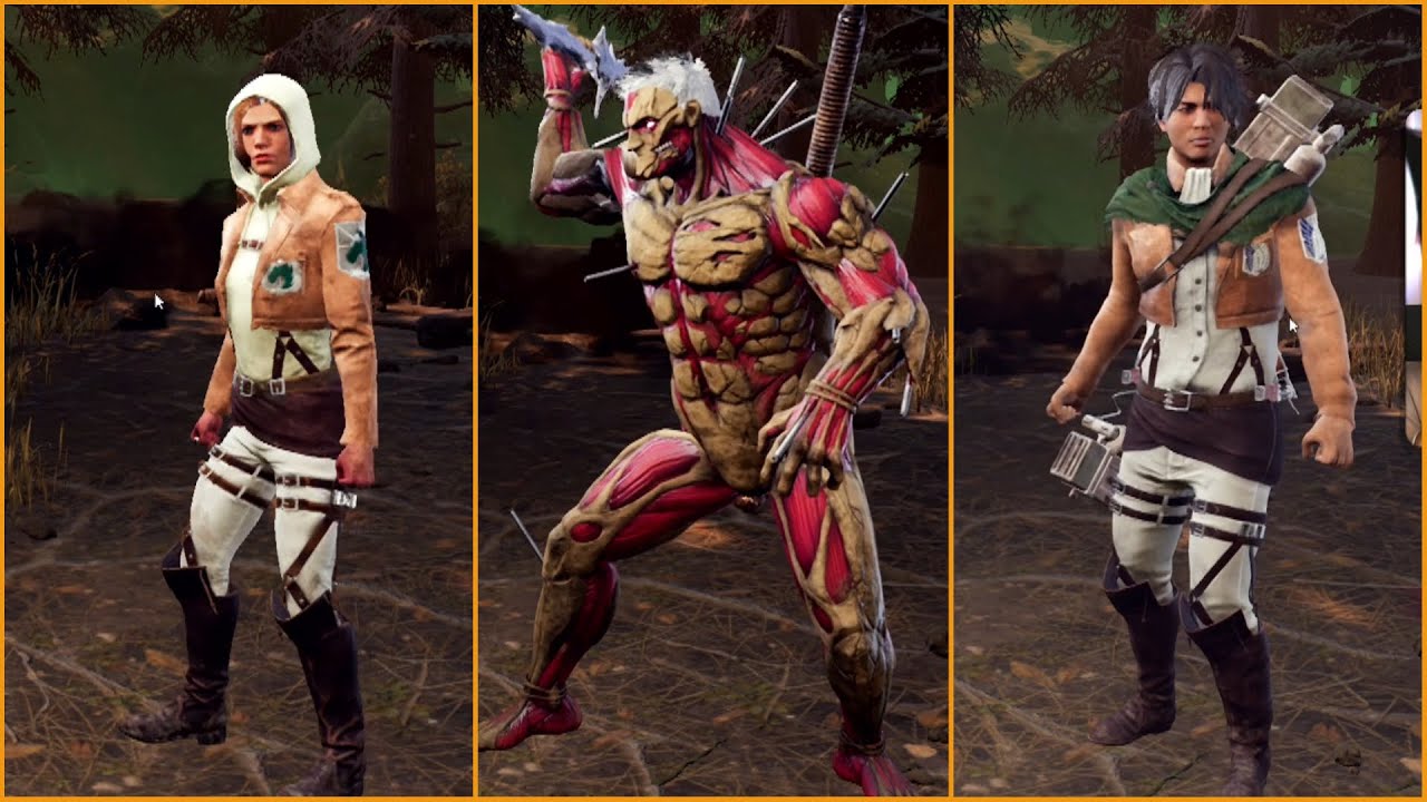 Rating Attack On Titan Skins (Dead By Daylight) - YouTube