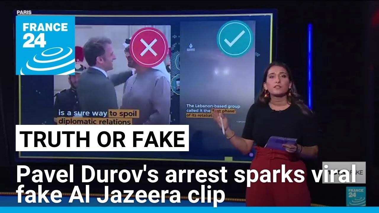 Telegram boss's arrest: Fake Al Jazeera video claims France lost $17 ...