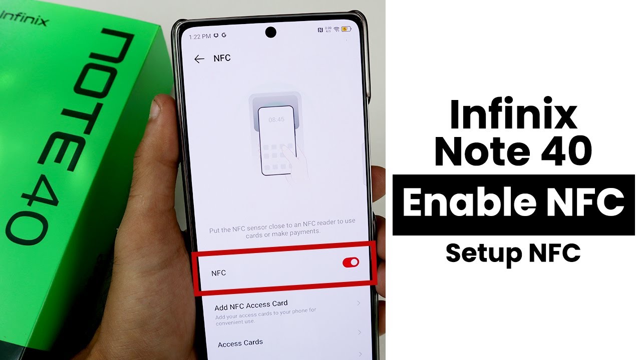 How to Enable NFC In Infinix Note 40 | Setup NFC - YouTube