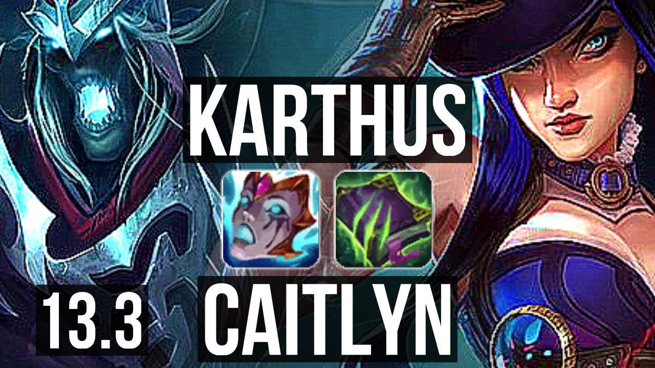 KARTHUS & Thresh vs CAITLYN & Soraka (ADC) | 5/0/6, 1300+ games, 900K ...
