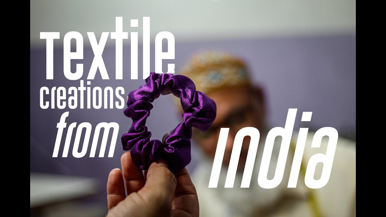 Textile creations from India - YouTube