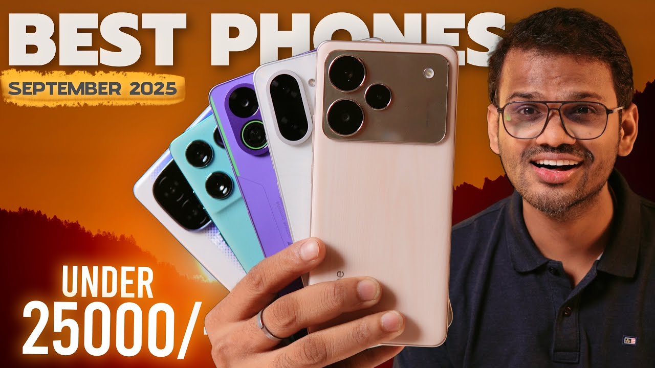 TOP 5 Best Phone Under 25000 - SEPTEMBER 2025 🔥 Best 5g Mobile Under ...