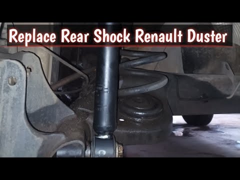 Ganti Shock belakang.Renault Duster