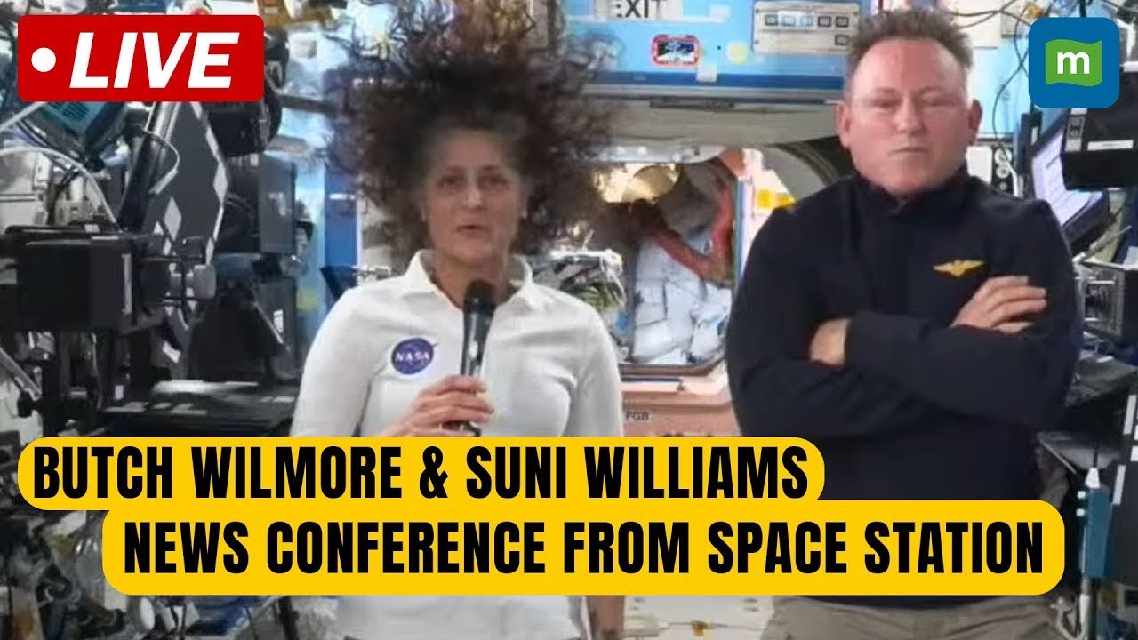 Live: NASA Astronauts Butch Wilmore and Suni Williams News Conference ...