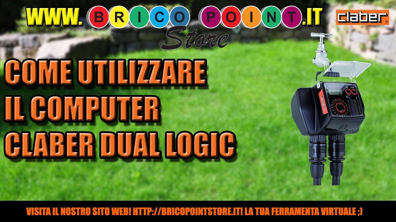 Vuoi irrigare automaticamente il tuo prato? Usa il Computer Claber Dual ...