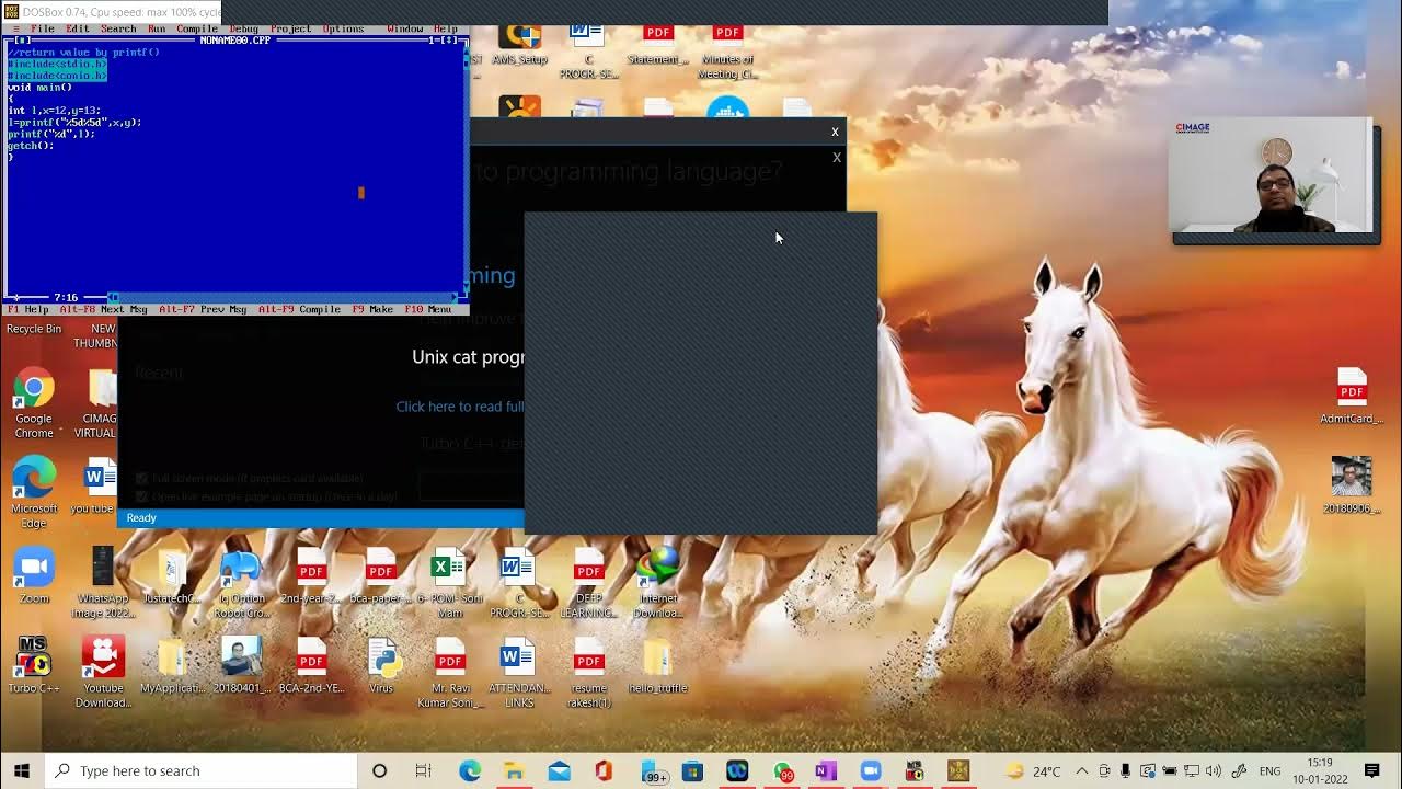 C PROGRAMMING, 10.1.22 BY RAVI KR. SONI - YouTube