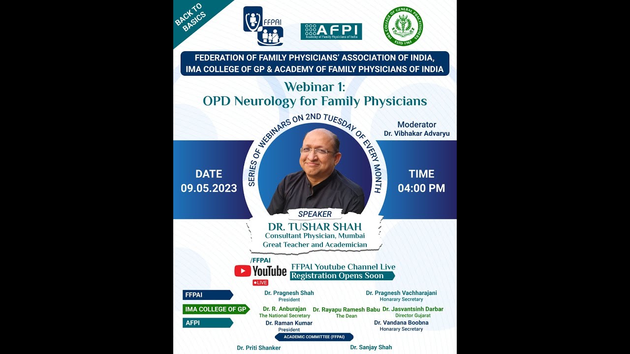 OPD Neurology for Family Physicians | FFPAI LIVE - YouTube