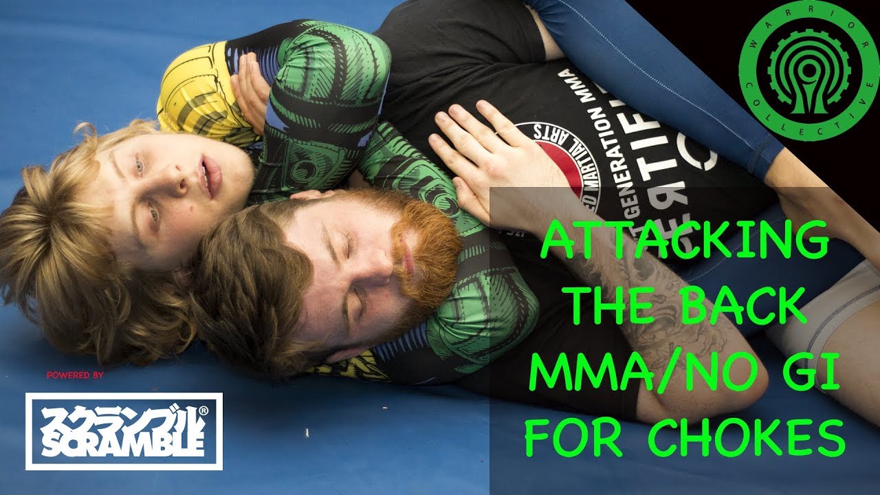 Attacking the Back Details to finish the Choke in MMA / No Gi - YouTube