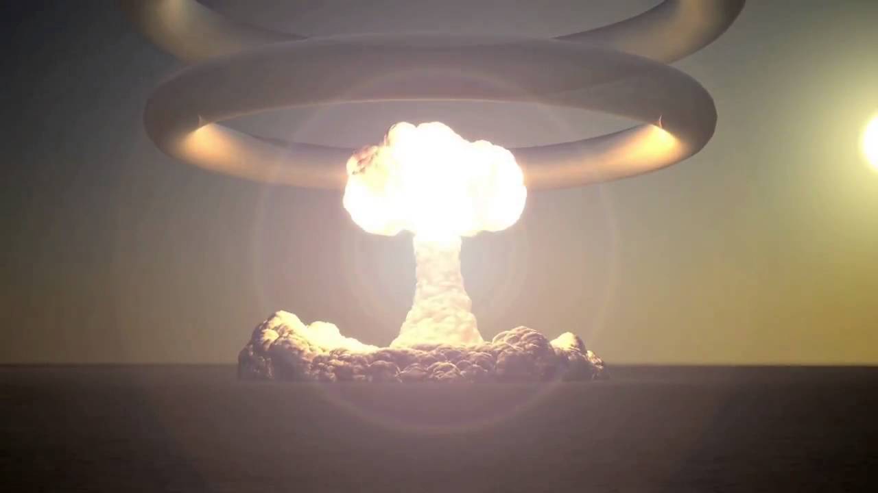 Nuclear explosion in 3d - YouTube
