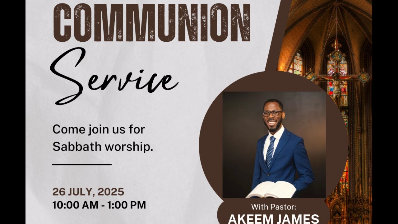 Communion Service - Pr. Akeem James - YouTube