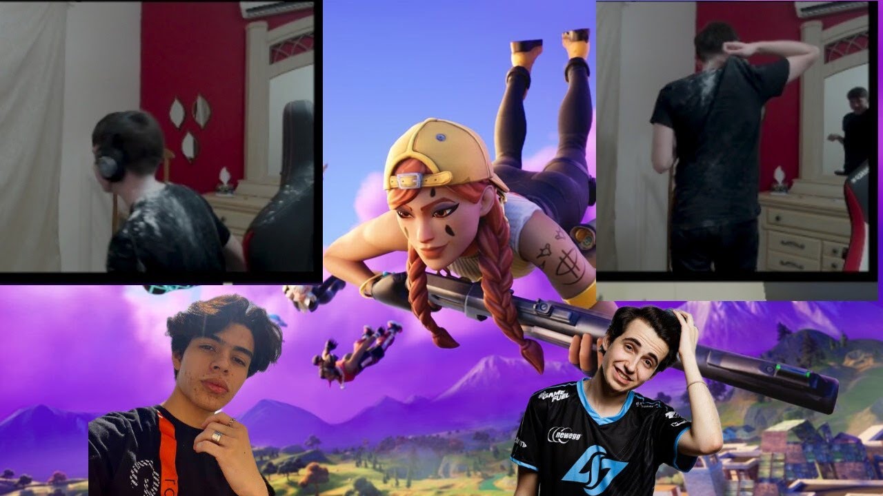 Le pica la espalda a Jelty y se echa Cum (Maizena) en directo/Late Game ...