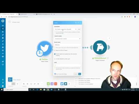 Auto-open twitter tweets with Integromat and TRIGGERcmd
