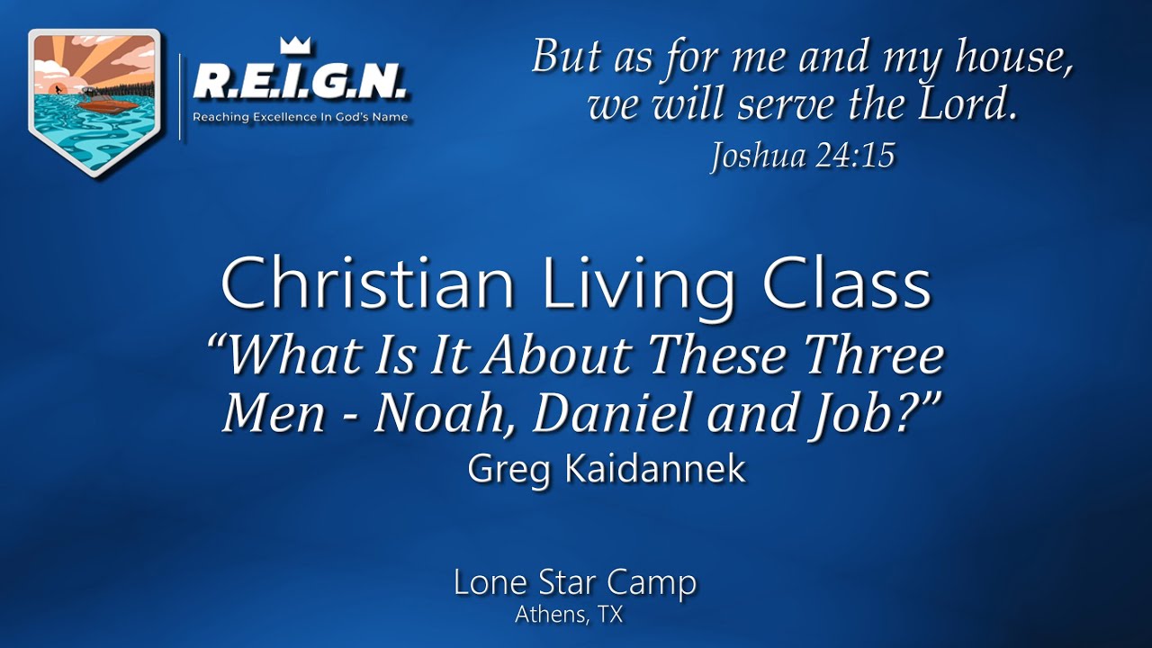 What Is It About These Three Men - Noah, Daniel and Job? - Greg Kaidannek - YouTube