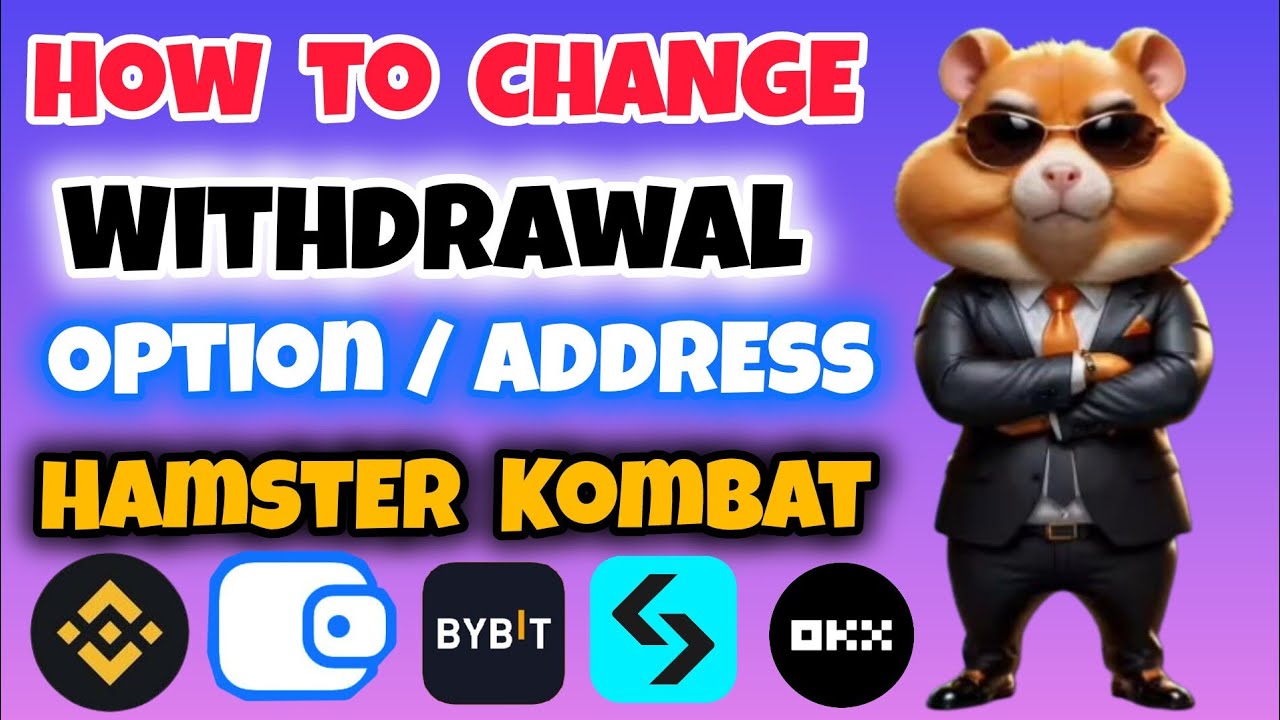 How to Change Withdrawal Option for HMSTR Token Airdrop | Choose ...