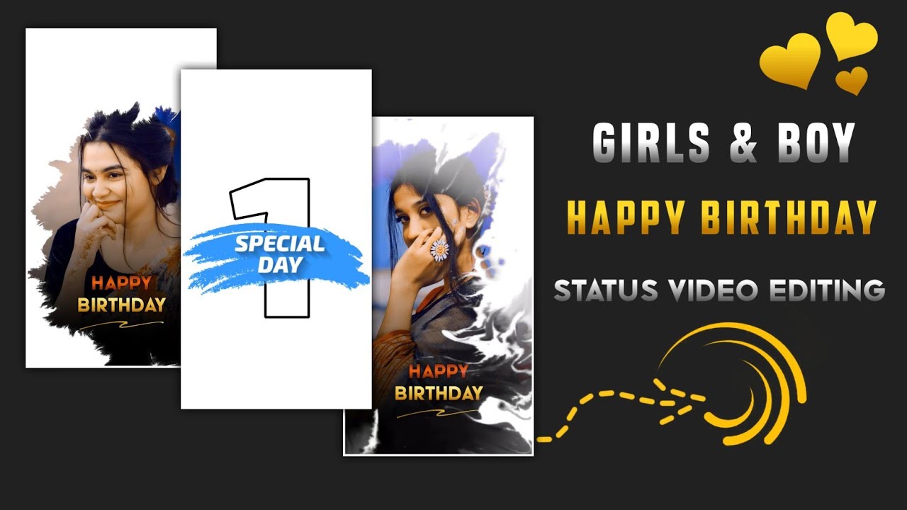 👌Best Birthday Video Editing In Alight Motion Happy Birthday Video ...