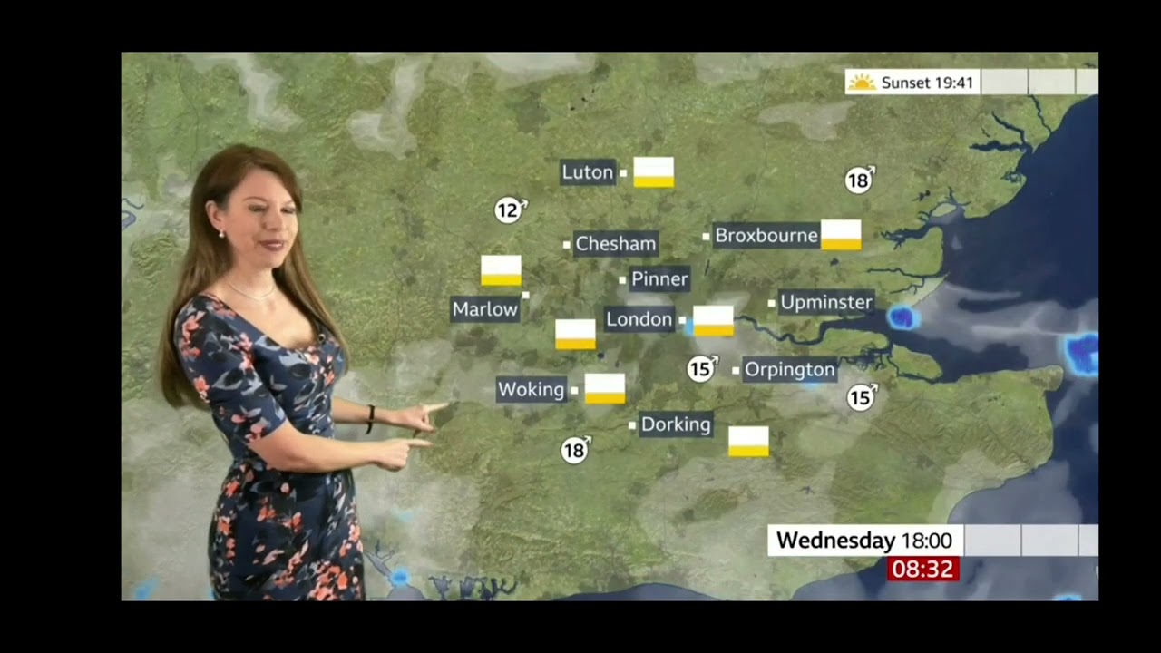 Elizabeth Rizzini with todays shapely forecast - YouTube