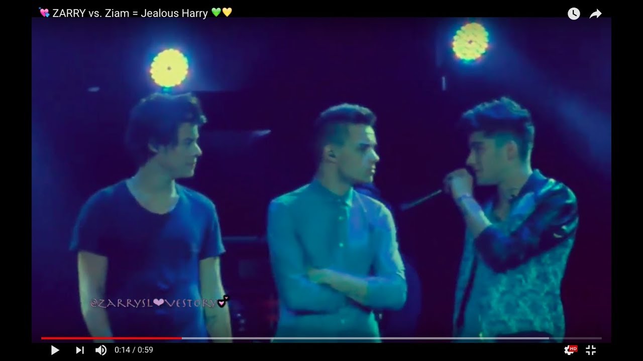 💘 ZARRY vs. Ziam = Jealous Harry 💚💛 - YouTube