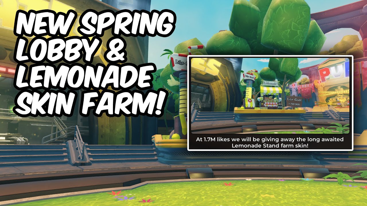 New Spring Lobby Update & Free Lemonade Skin Farm | TDS - YouTube