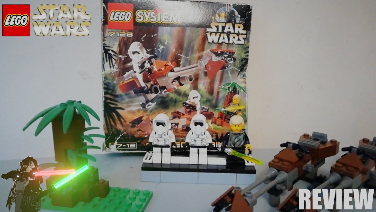 Lego Star Wars 7128 Speeder Bikes 1999 Review - YouTube
