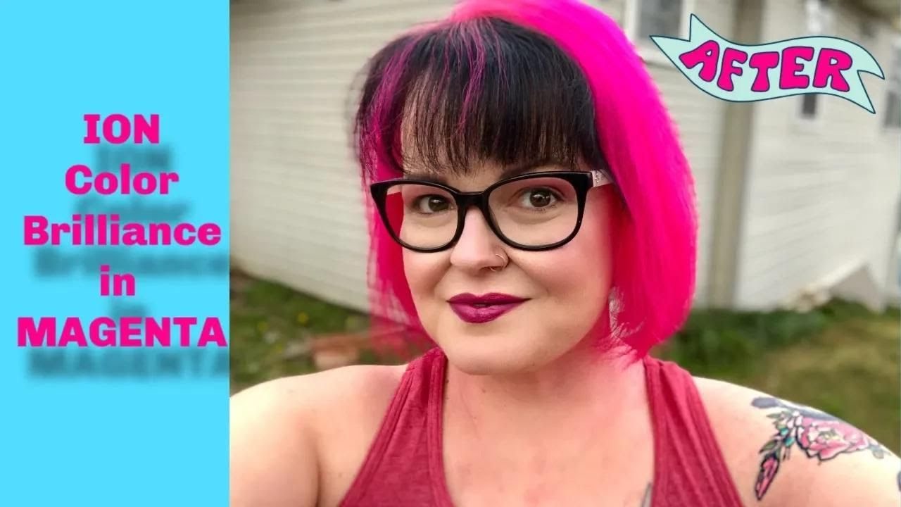 Dying My Hair Magenta with Ion Color Brilliance Brights - YouTube