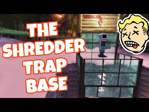 THE SHREDDER Trap base is back (fallout 76 salty trap camp and funny ...