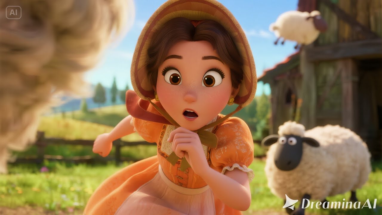 Little Bo Peep Flying Helicopter Sheep Fun Nursery Rhyme Imaginative ...