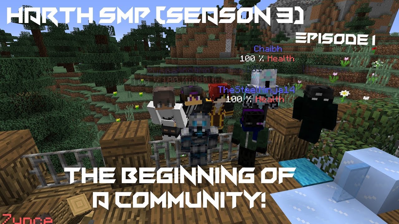 START OF A COMMUNITY! - Minecraft Harth SMP #1 (Season 3) - YouTube