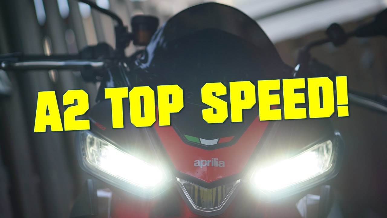 2021 APRILIA TUONO 660 - TOP SPEED + GPS A2 35kW 48 HP - YouTube