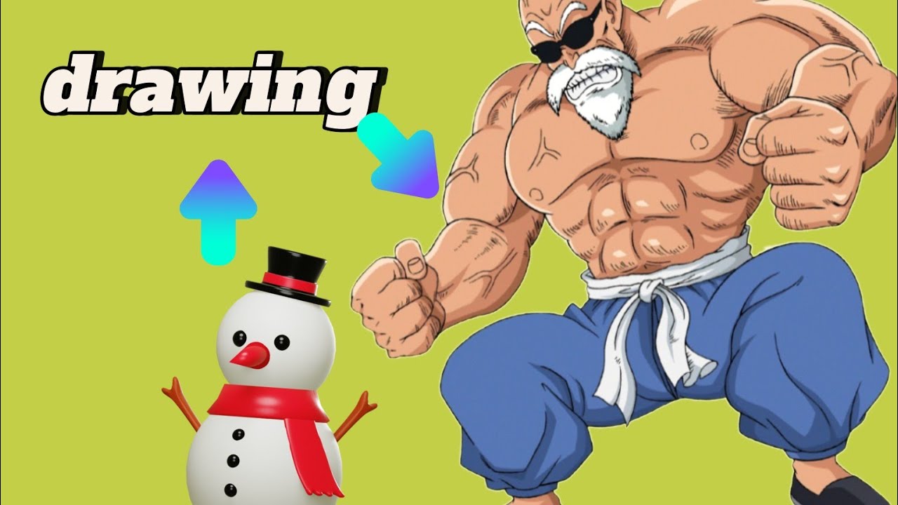 How To Draw Master Roshi|tutorial|step by step - YouTube