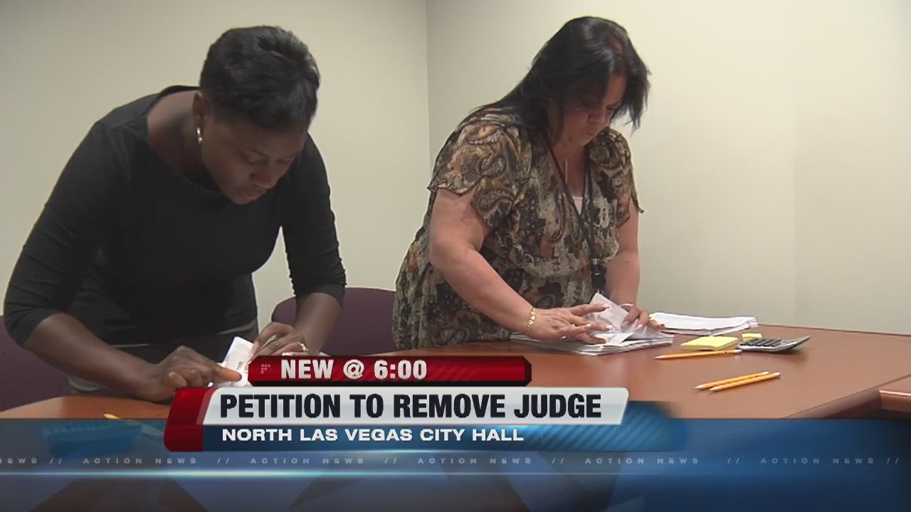 Petitioners want North Las Vegas judge to step down - YouTube